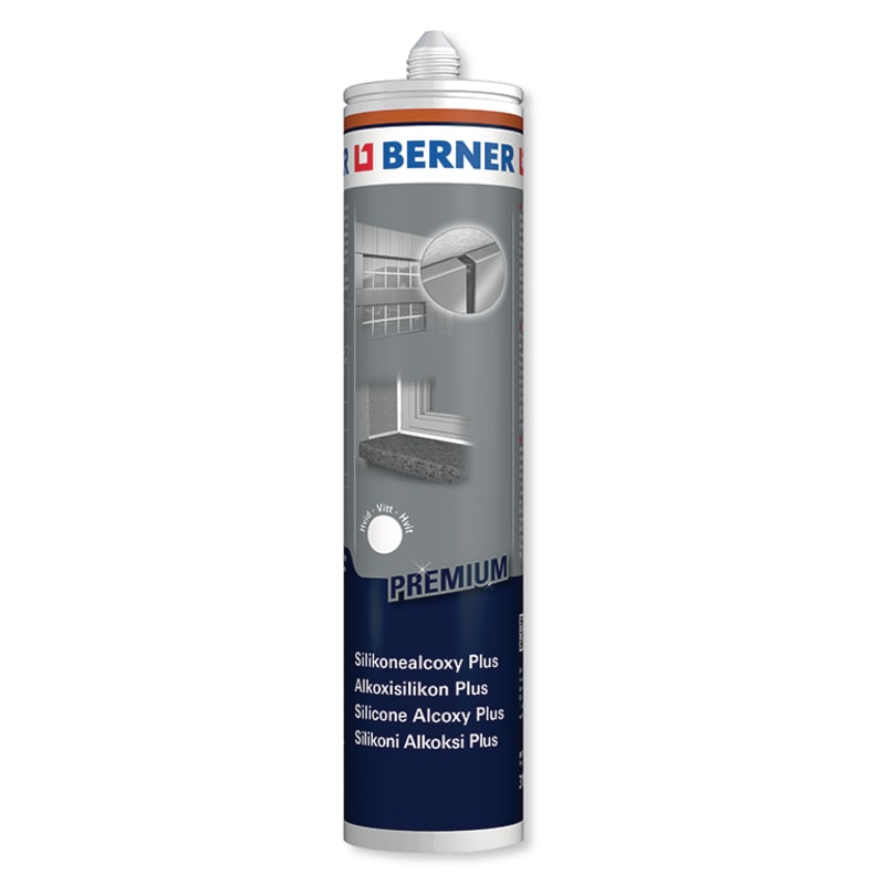 Silicone Alcoxy Plus Premium, 310 ml, Cartouche | Berner®