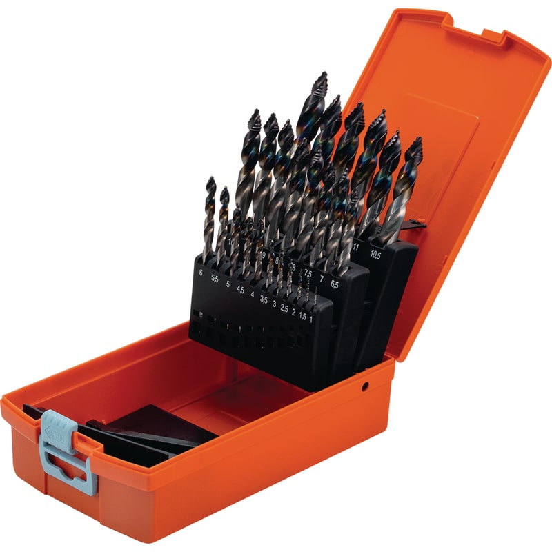 Spiralbohrer Set Cobra Step DIN 338 Premium, HSCO5% TiAlN, geschliffen ...