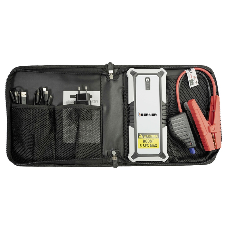 Booster wielofunkcyjny 1200A, do profesjonalnego zastosowania | Berner®