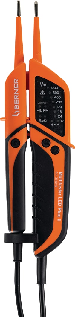 Spanningsmeter, IV, 1000 V, Multitester II ook voor doorgangsmeting ...