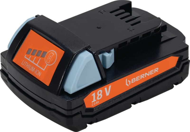 Accus Lithium-Ion BBP 18,0 V, 18 V, 5.0 Ah, Lithium, ions | Berner®