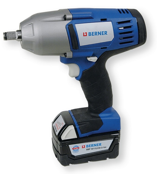 Clé à chocs sans fil , 18 V, 5.0 Ah, Lithium-ion, 610 Nm, 610 Nm, Bera-Clic | Berner®