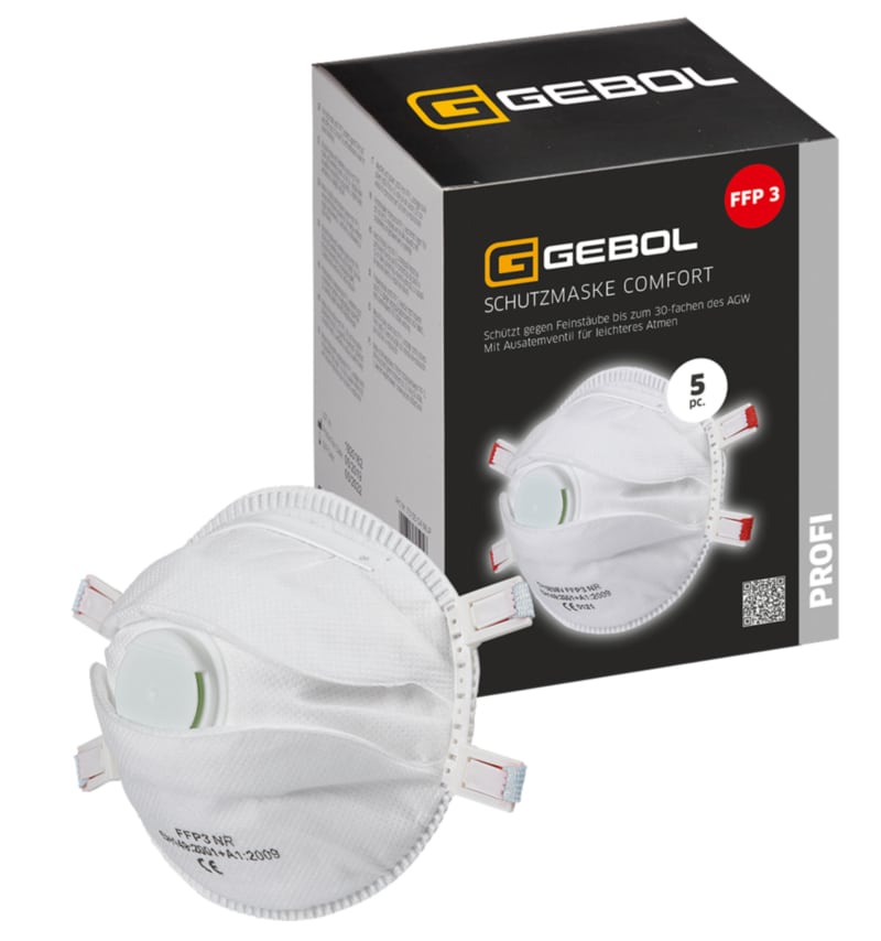 Feinstaubmaske FFP3 mit Filter | Berner®