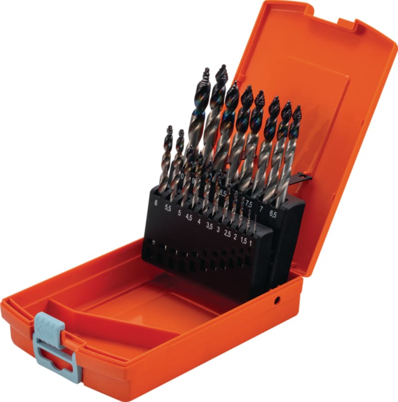 Set boren Cobra Step Premium, 19-delig Ø1-10 mm | Berner®