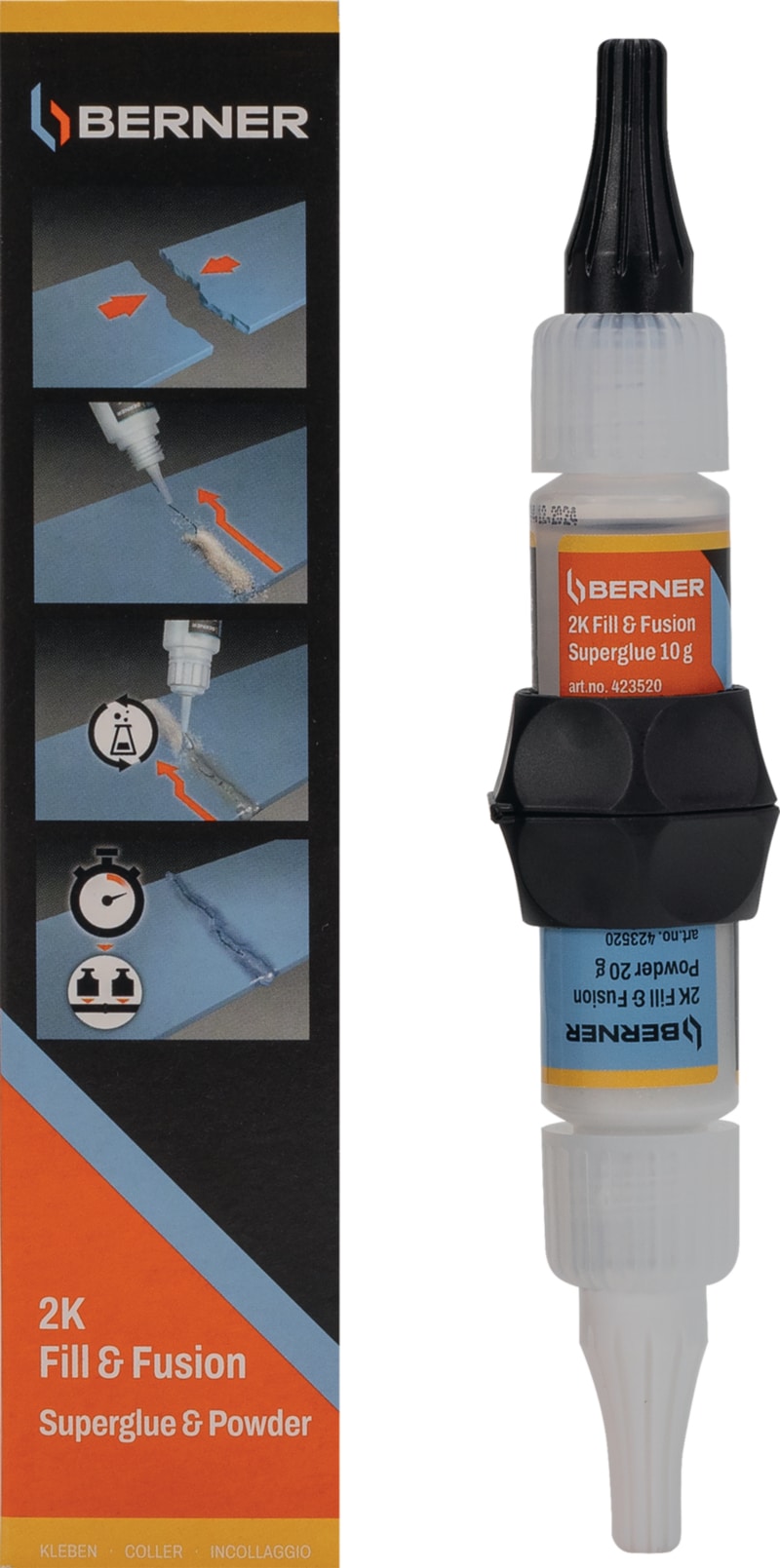 Superglue 2K fill & fusion, 10 g | Berner®